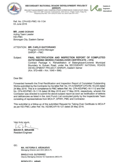 6 Final Rectification Report Pdf Pdf Social Institutions Social Science