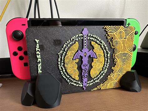 Showing Off A Totk Themed Switch Stand I 3d Printed Recently That J