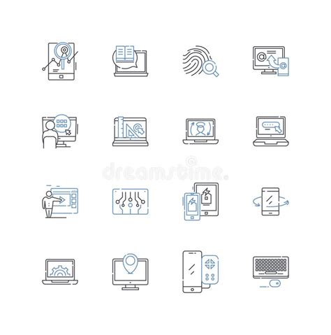 Execution Implementation Line Icons Collection Implementation