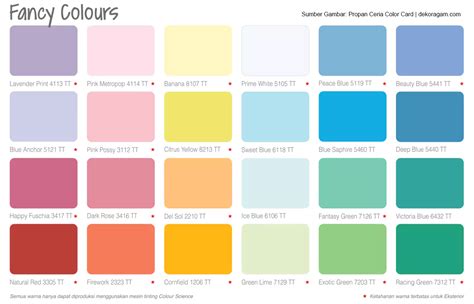 3 Katalog Warna Cat Interior Dan Eksterior Propan Ceria