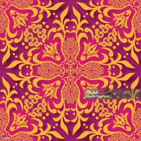 꽃 3d 종이 컷 스타일 완벽 한 패턴 배경 초대 카드 장식에 대 한 벡터 일러스트 레이 션 0명에 대한 스톡 벡터 아트 및 기타 이미지 Istock