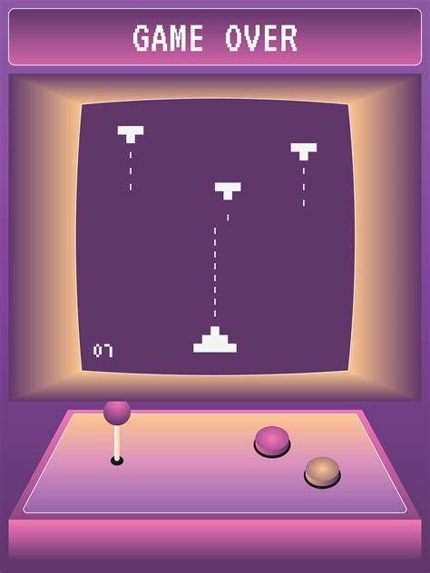 Vector Design Of A Retro Arcade Game Machine 25455292 Vector Art At Vecteezy