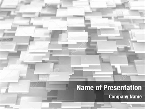 Overlapping Squares Concept PowerPoint Template Overlapping Squares Concept PowerPoint Background