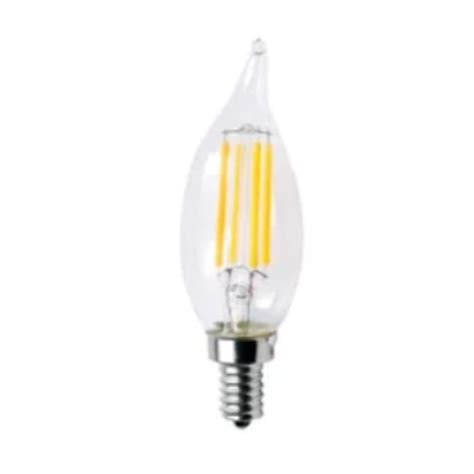 Halco 25w 394 In Proled Bulb Flame Tip E12 Ca10 120v 2700k Clear Halco Ca10cl2ant827