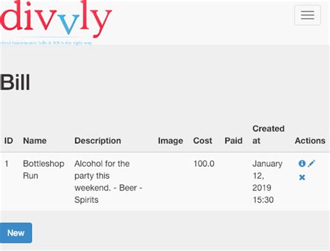 Github Bbody Old Divvly Bill Splitting Website