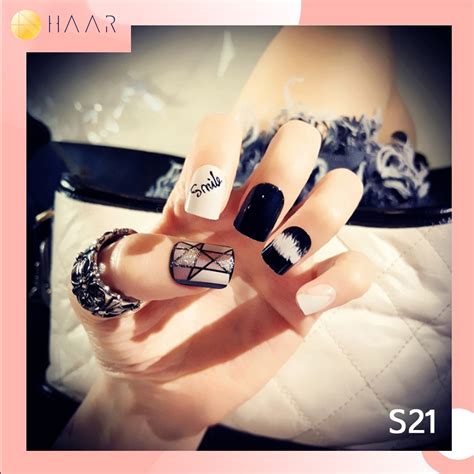 ☃ลายใหม่พร้อมส่งไทย เล็บปลอม กาว เล็บเจล สำเร็จรูป สั้นกุด ทรงยาว มี กาวติดเล็บ☛ Bdvvlxbk