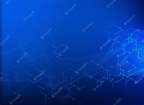 분자 구조 배경 과학 템플릿 벽지 또는 Dna 분자 배너 프리미엄 벡터
