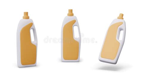 Large Plastic Bottle With Handle Container With Unmarked Orange Label