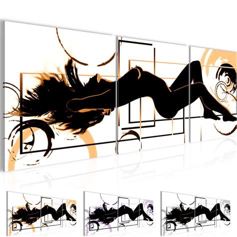 Erotik Frau BILD KUNSTDRUCK AUF VLIES LEINWAND XXL DEKORATION P
