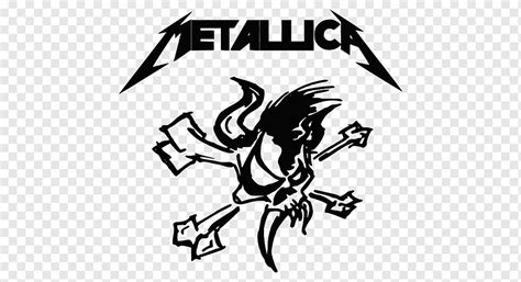 Metallica Music Death Magnetic Metallica White Album Logo Png Pngwing
