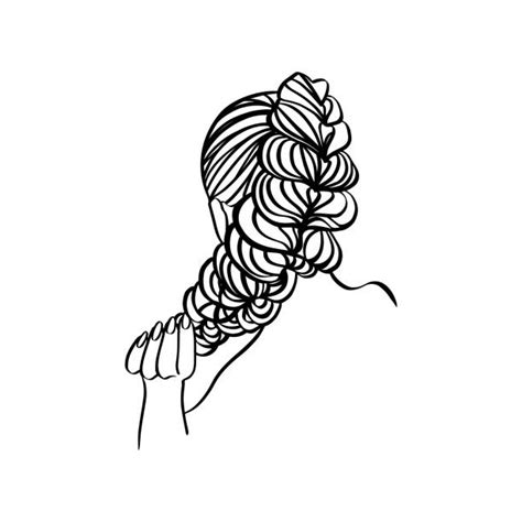 390 Black Woman Hair Braids Stock Illustrations Royalty Free Vector