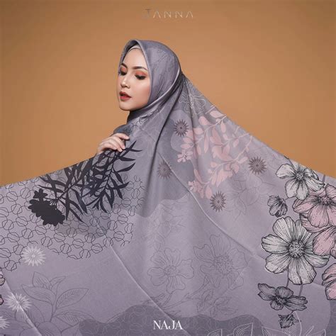 Jual Nuansa Series Naja Premium Signature Printing Scarf Shopee