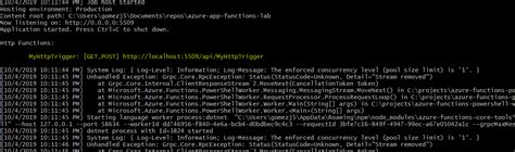 Unable To Debug Any Functions Task Fails Always Message Not Useful