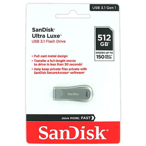 Ripley Memoria Sandisk Usb Ultra Luxe Gb Flash Drive Mb S