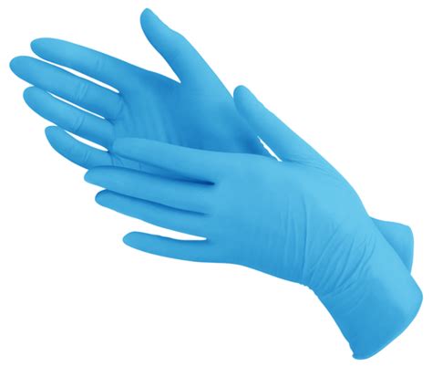 Nitrile Powder Free Finger 4 Mil Palm 3 Mil Comfort Rubber Gloves
