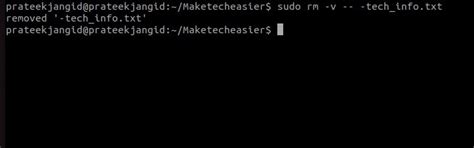 Comment Utiliser La Commande Rm Sous Linux Moyens Io