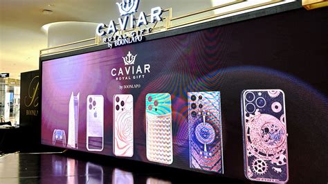 Caviar จัดงานเปิดตัวเคสโทรศัพท์มือถือ Iphone Samsung และps5 ระดับ