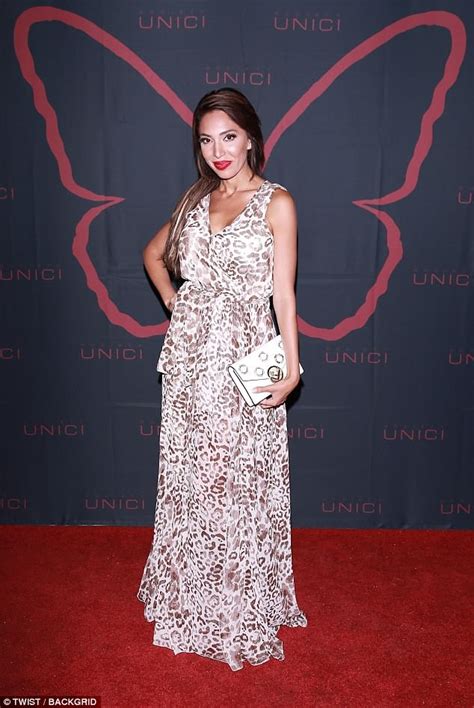 Farrah Abraham Steps Out In La Wearing A Wild Leopard Print Dress