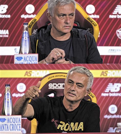 Frank Khalid Obe On Twitter José Mourinho In His Roma Press