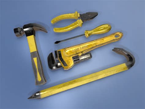 Small Tool Kit With Crowbar 3d 기타 도구 Unity Asset Store Small Tool Kit With Crowbar 3d 기타 도구 Unity Asset Store