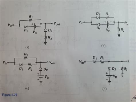 Solved Plot The Inputoutput Characteristics Of Fig376s