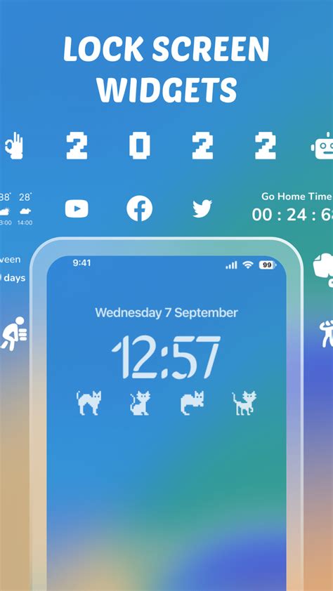 iPhone 용 DIY Widgets Color Lock Screen 다운로드
