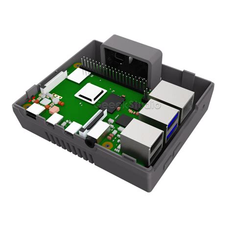 Nes4pi Case Kit Abs Cooling Fan Heatsinks Screwdrivers Game 4 Pi