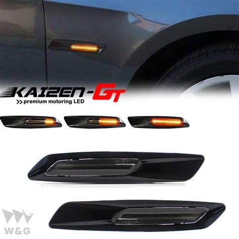 ブランド登録なし 動アンバー led フロントサイドマーカーウィンカー bmw 1 3 5 シリーズ e81 e82 e87 e88 128i