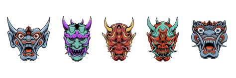 Japanese Samurai Vector Design Set 9901841 Vector Art At Vecteezy