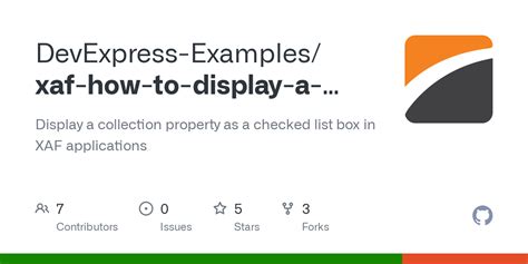 Github Devexpress Examplesxaf How To Display A Collection Property As A Checked List Box