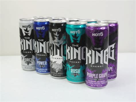 에너지드링크 핫식스 더킹 제로퍼플파워러쉬포스 맛 카페인 함량