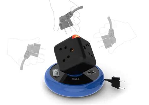 Cube Electrical Extension Cable Box Design Offers A Clean Cable Management System Tuvie