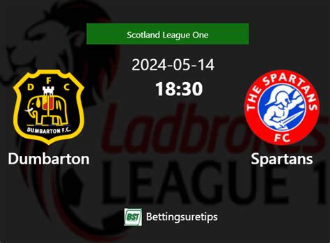 Dumbarton Vs Spartanss Prediction And Betting Tips 14th May 2024