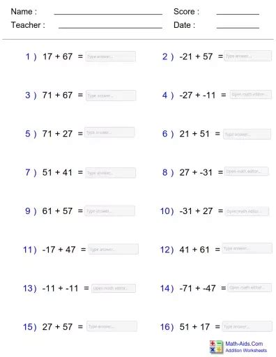 add two digit fixed ending negative numbers included