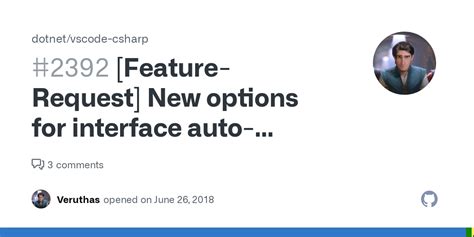 Feature Request New Options For Interface Auto Implementation Issue