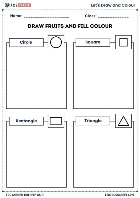 41 Free Ukg Drawing Worksheets A To Z Worksheet