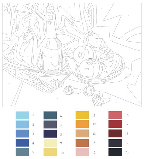 Printable Free Paint By Numbers Templates