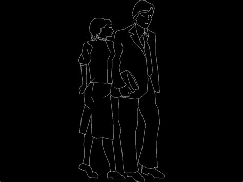 Person In Elevation In Autocad Cad Download 21 07 Kb Bibliocad