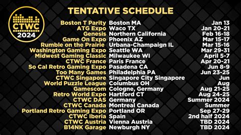 2024 Classic Tetris World Championship Regional Tournament Dates Tetris Interest