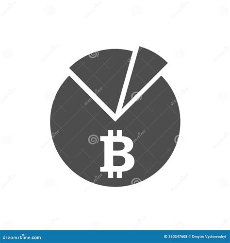Bitcoin Diagram Money Silhouette Vector Icon Stock Vector Illustration Of Bitcoin Glyph
