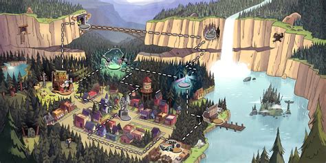 Gravity Falls Hd Wallpaper Gravity Falls Town Fall Wallpaper