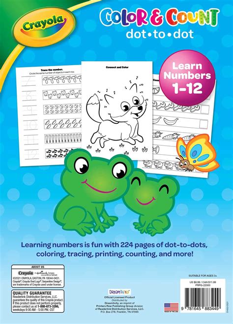 Crayola Color Count Book By Editors Of Dreamtivity Official Publisher Page Simon