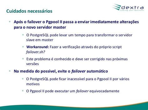 escalabilidade horizontal com postgresql e pgpool ii
