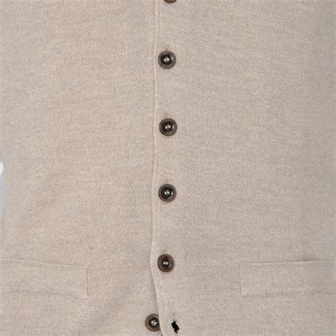 Stone Knitted Waistcoat Gagliardi
