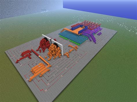 Two Seven Segment Display Calculator Minecraft Map