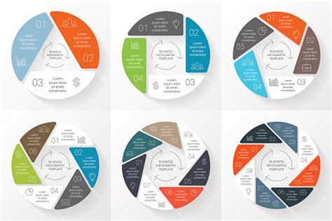 벡터 서클 인포그래픽 형판 주기 도표 그래프 프리젠테이션 및 2015년에 대한 스톡 벡터 아트 및 기타 이미지 2015년 3 3가지 개체 Istock