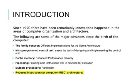 RISC And CISC Architecture Pptx