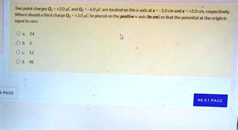 Solved Two Point Charges Q 20 Ucand Qz 60uc Are Located On The