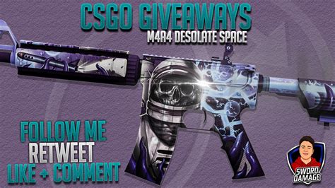 Sworddamage On Twitter 🎁🔥m4a4 Desolate Space🔥🎁 To Enter Retweet