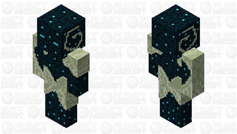 Sculk Enderman With Moving Eyes Minecraft Skin